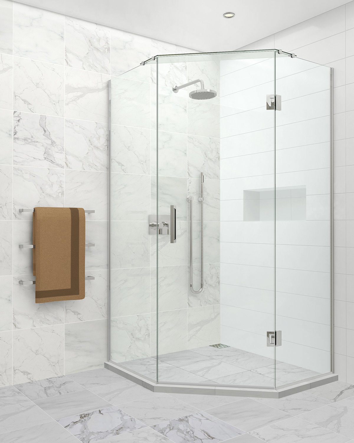 Stile Tile Over Shower I Custom & Standard Size I Premium Quality