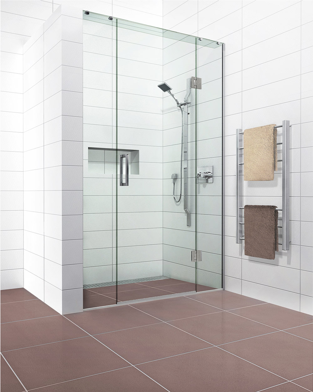 Metro Tile Over Shower I Channel Drain Tray I Custom & Standard