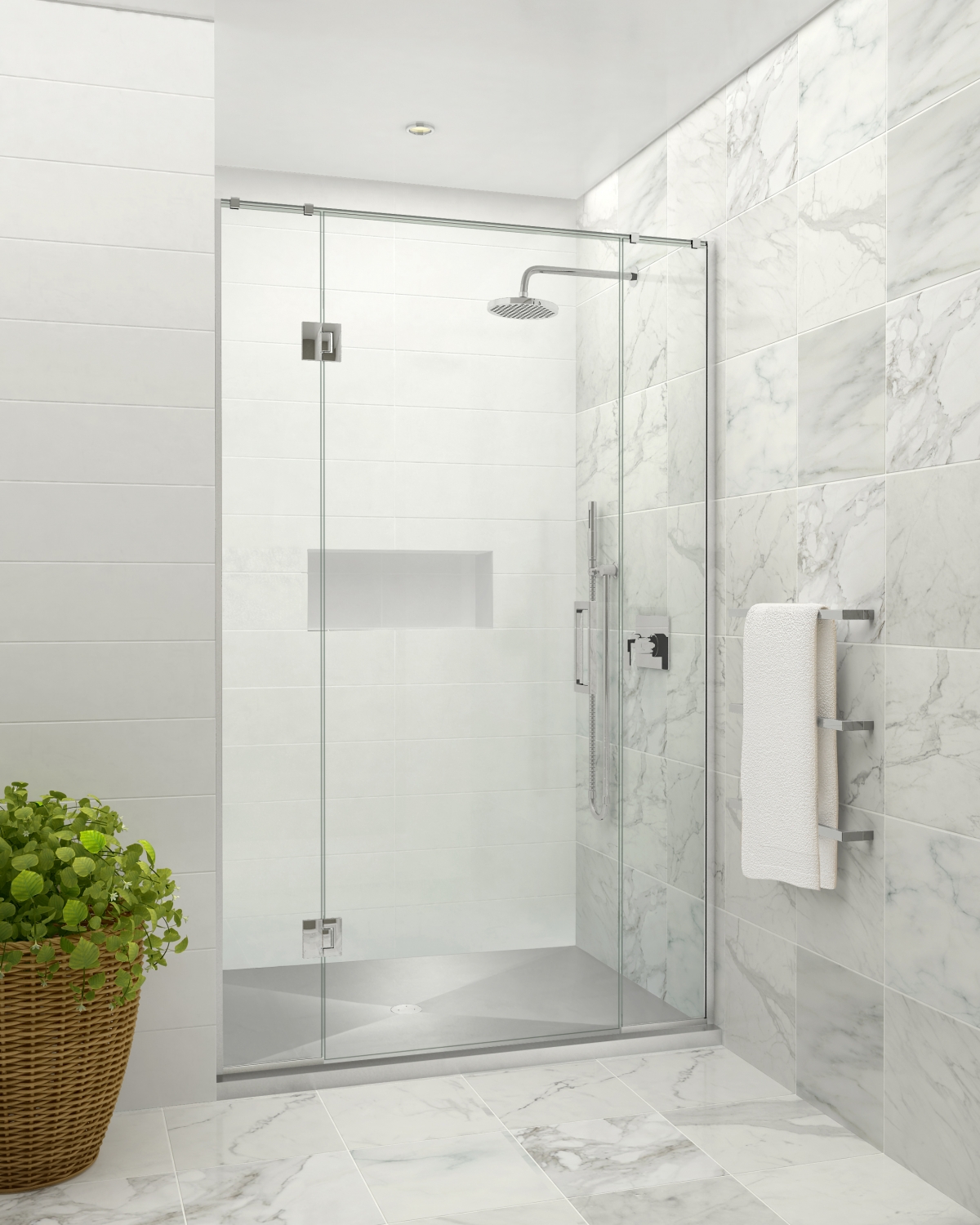 Stile Stainless Shower I Custom & Standard Sizes I Premium Quality