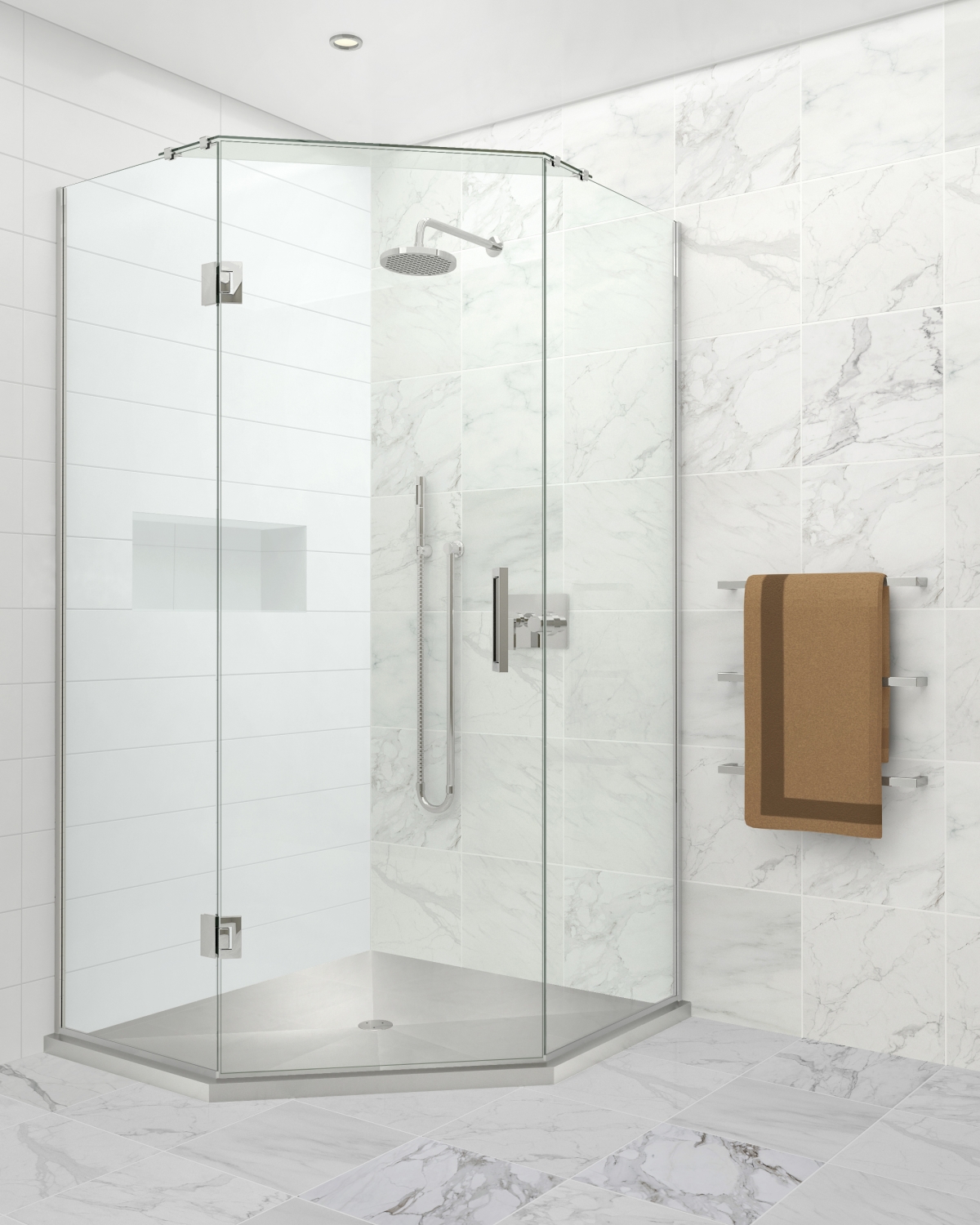 Stile Stainless Shower I Custom & Standard Sizes I Premium Quality
