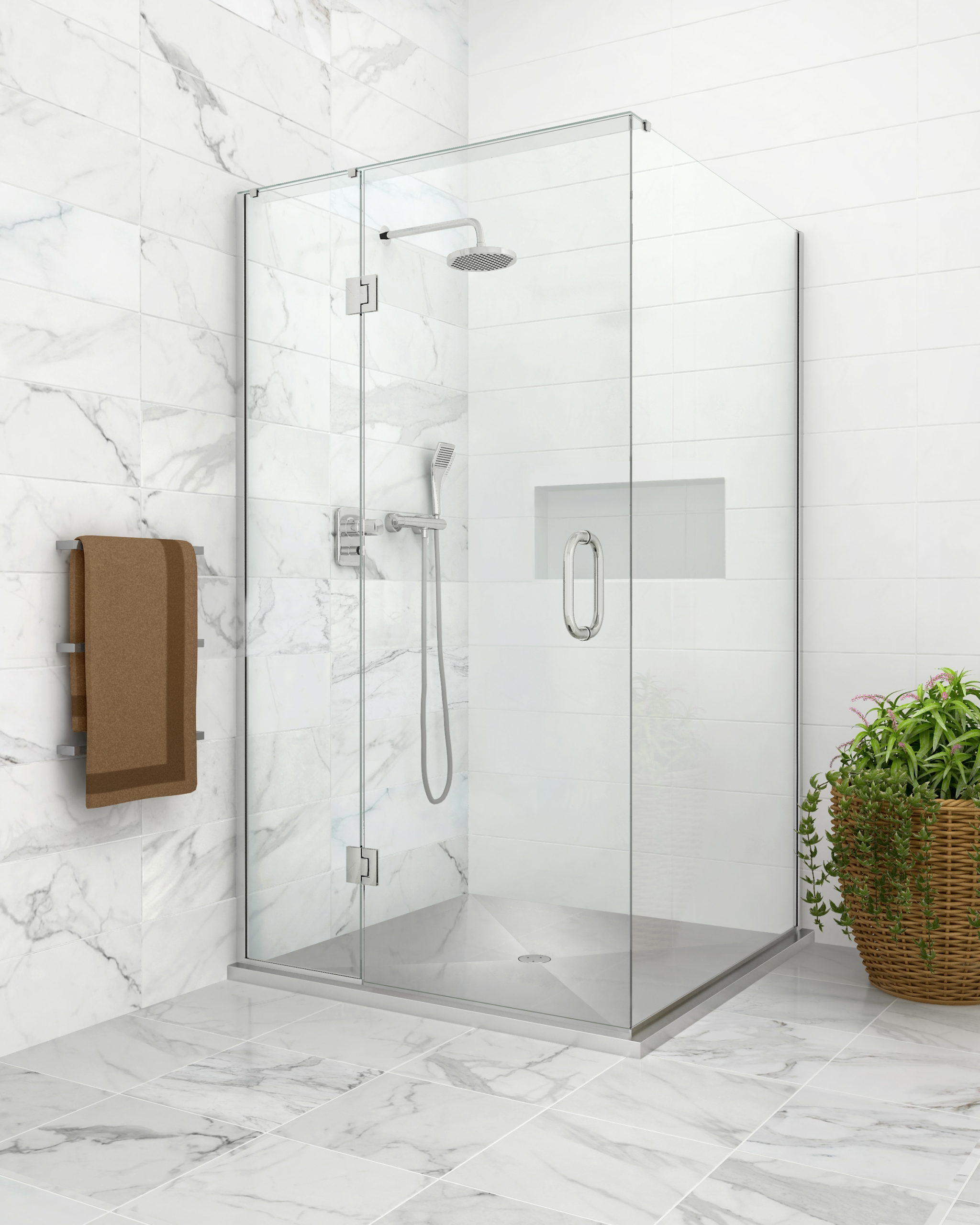 Stile Stainless Shower I Custom & Standard Sizes I Premium Quality